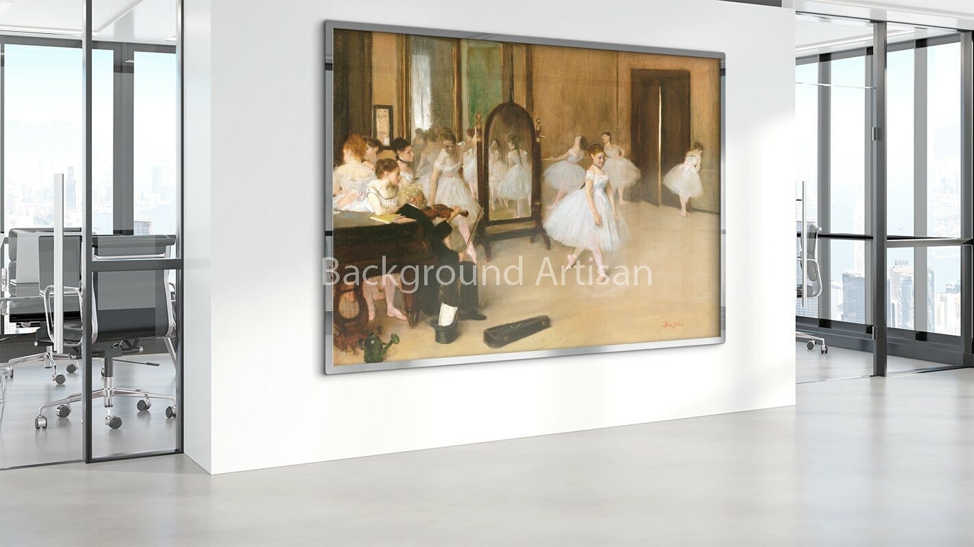 The Dancing Class - Impressionist Masterpiece Virtual Background ...
